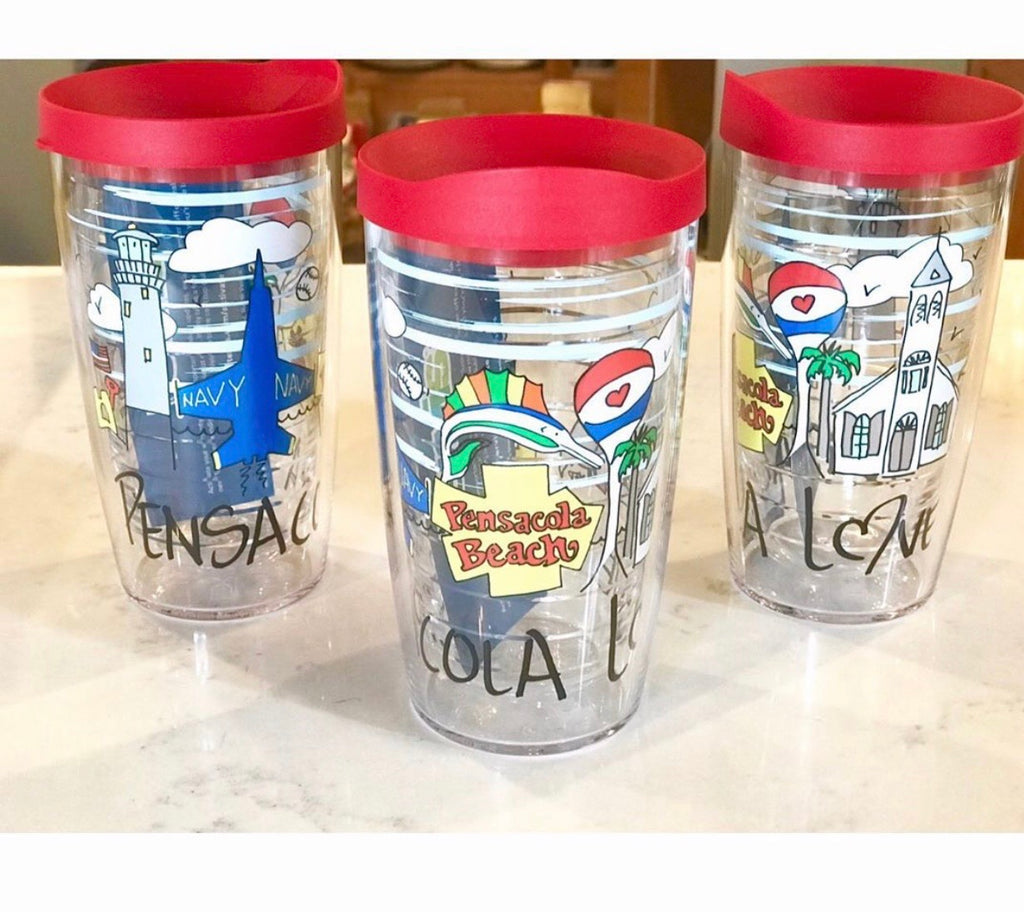 16 oz Pensacola Love Tervis & Lid – Artesana Imports